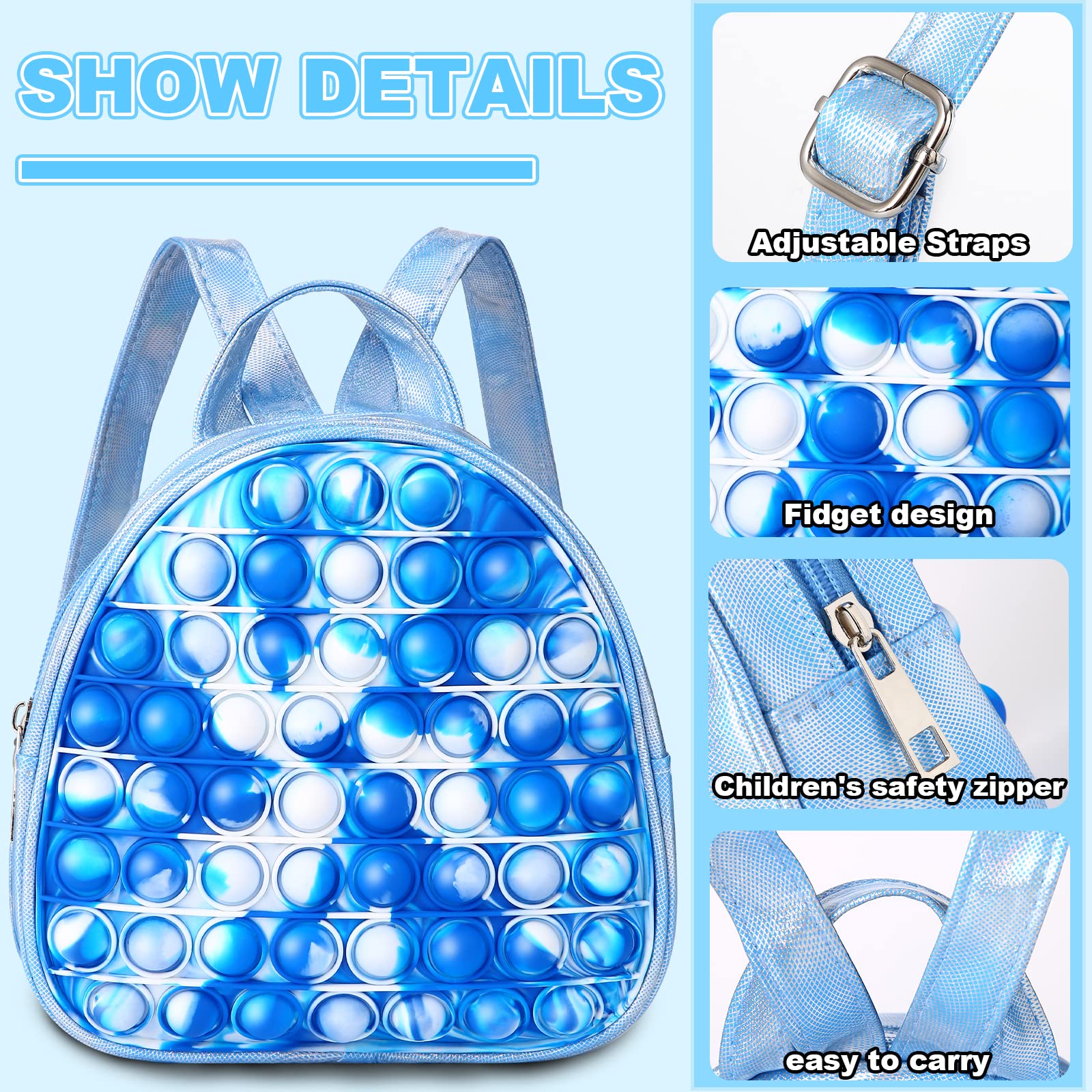 Woosir Purse Backpack for Girls Kids,Mini Toddler Backpack for Kids Travel Bag Preschool Birthday