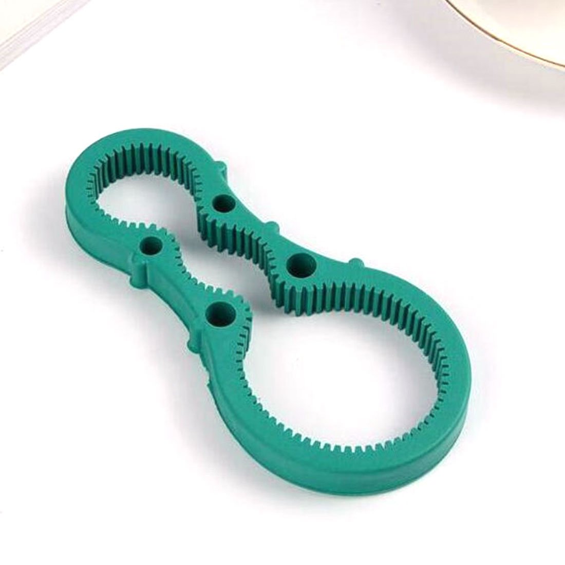 GARASANI 3 in 1 Kitchen Tool Silicone Easy Arthritis Jar Opener Convenience multi-function Jars/Bottles Wine Opener Kitchen Tool (Green)
