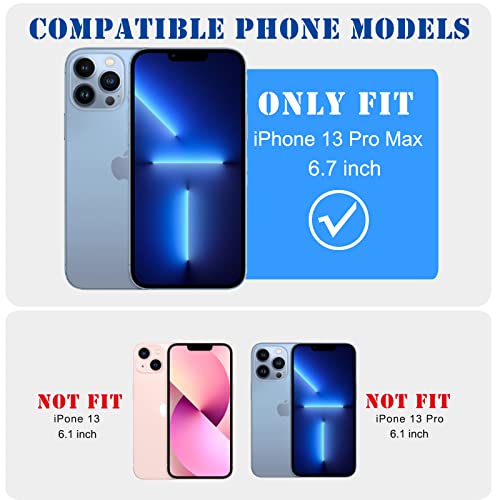 HYUEKOKO Compatible with iPhone 13 Pro Max Magnetic Gardient Glitter Case, Plating Bling Cute Case with MagSafe for Women Girls Full Camera Protector Back Cover for iPhone 13 Pro Max 6.7'' Pink