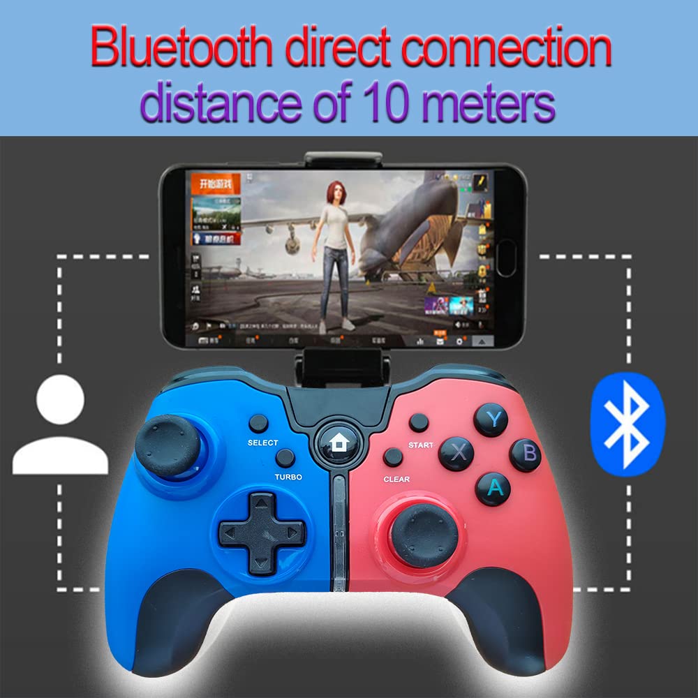 Wireless Game Joystick Controller, YILIKANG 2.4GHZ Gaming Joystick Controller Gamepad Remote Compatible with Android IOS Phones and Tablets, PS3, PC Windows XP/7/8/10