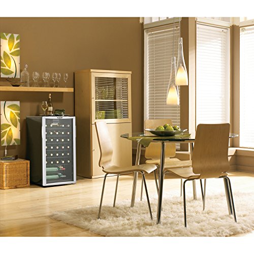 Danby DWC350BLPA 35 Bottle Wine Cooler - Platinum
