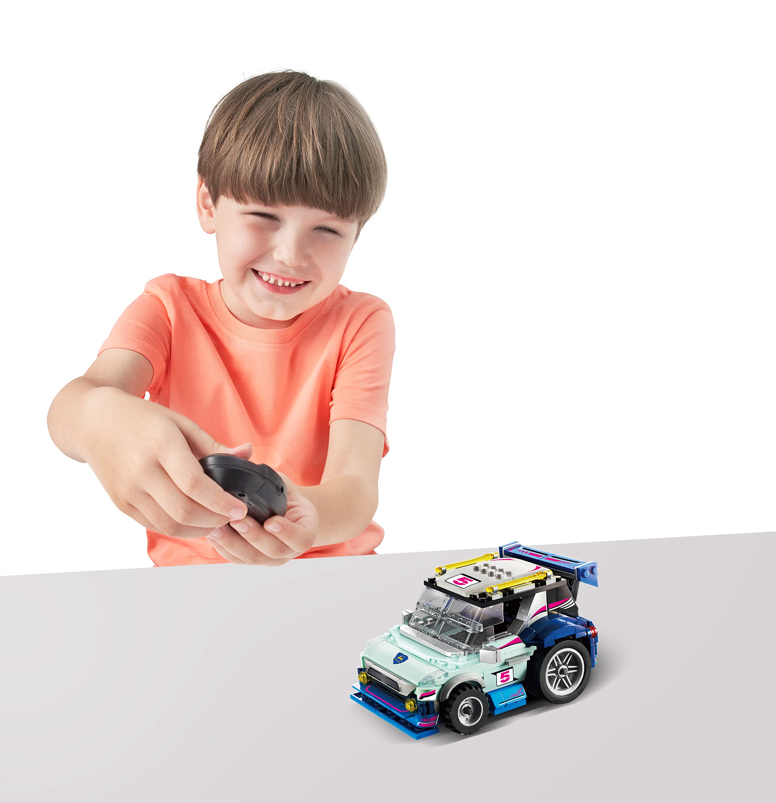 Wise Block Radio Control RC Building Set - 2.4GHz - Off-Road Racer - 289 Piece Kit - Compatible with Lego and Other Leading Brands (US389105)