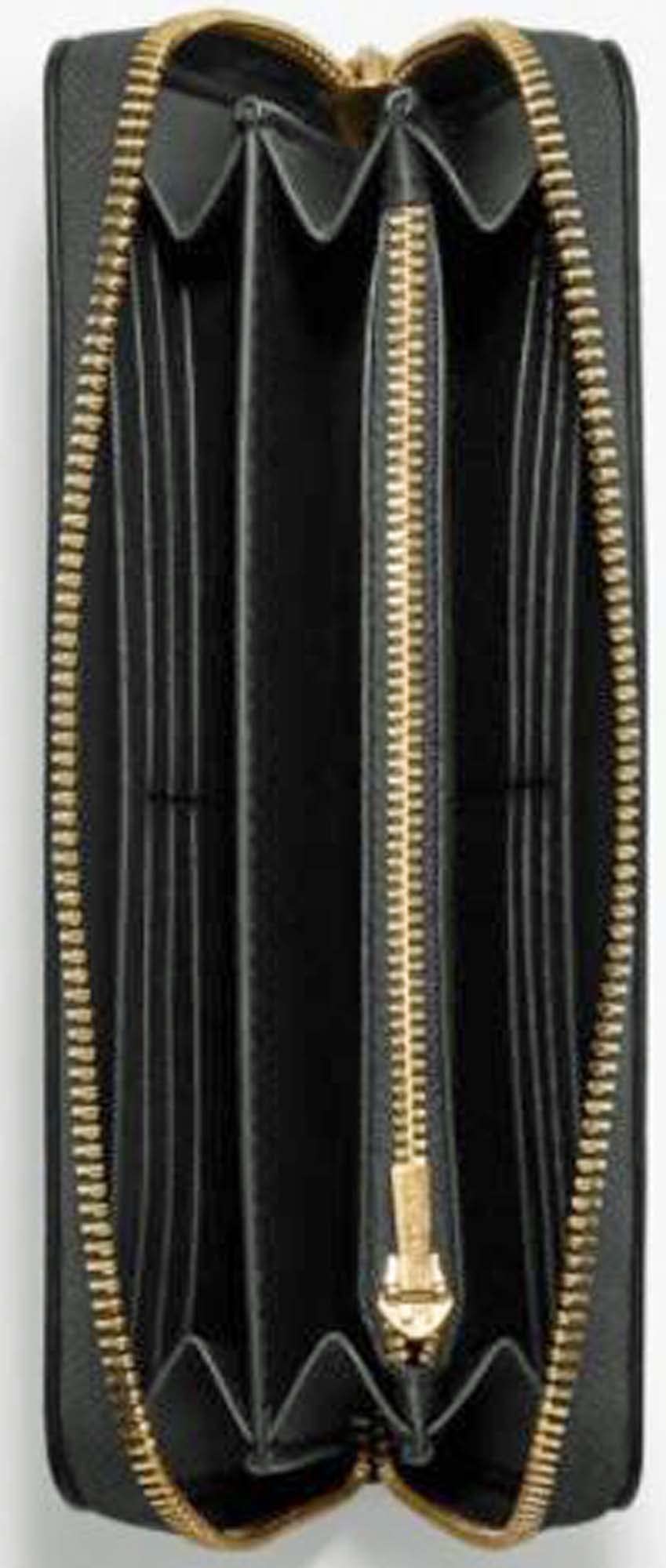 Coach Womens Long Zip Around Wallet In Signature Canvas With Strap (IM/Light Saddle With Leopard Print)