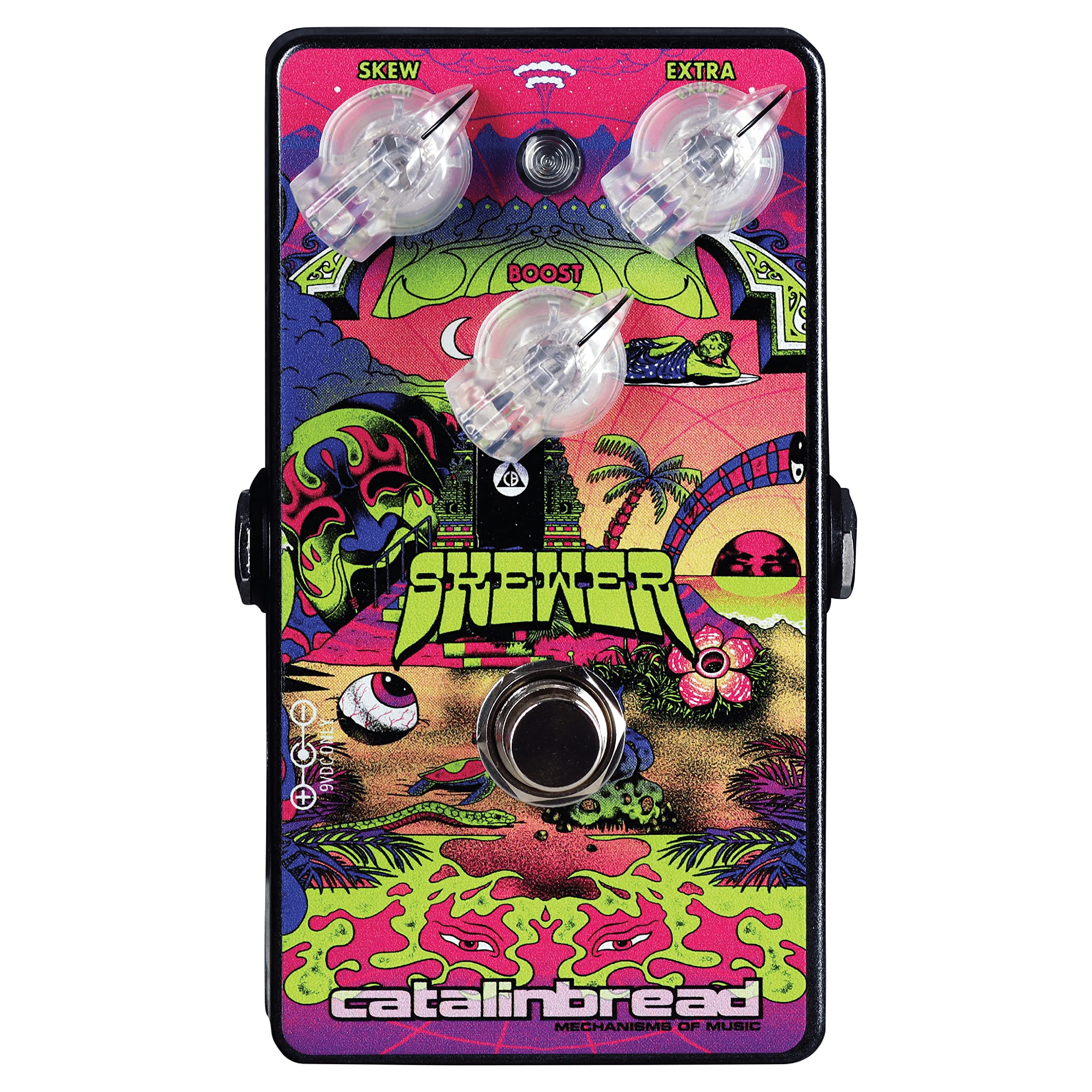 Catalinbread Skewer Boost Pedal, Multi (853710004895)