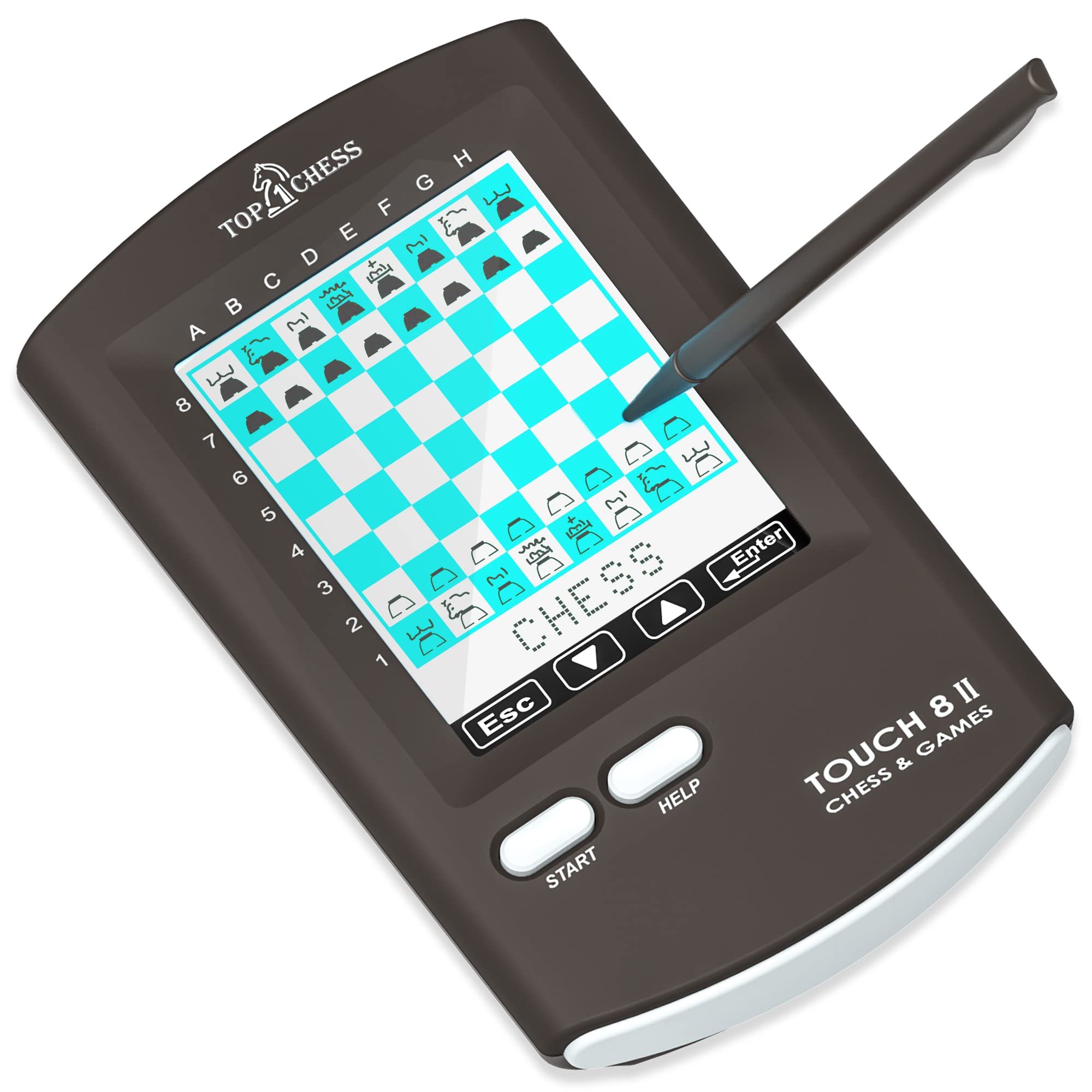 Top 1 Chess Touch Electronic Chess, Strategy Games Computer Kids Improving Chess Skills for Kids and Adults, Portable Travel Chess Perfect Birthday or Xmas Gift