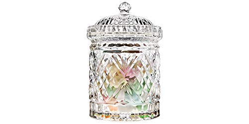 Godinger Canister Set, Crystal Canisters Food Storage Jars - Dublin Collection, Set of 3