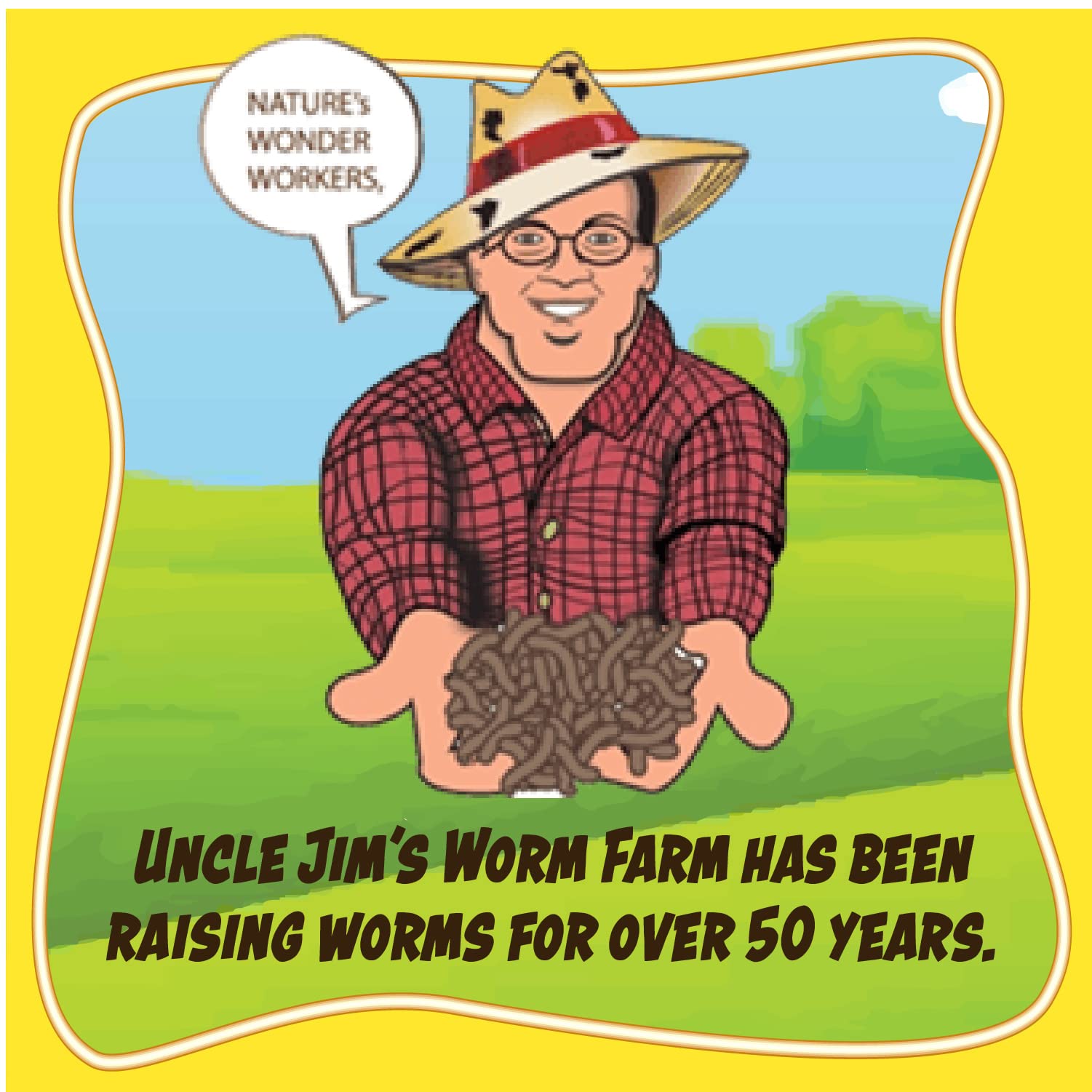 Uncle Jim's Worm Farm European Nightcrawlers Composting and Fishing Worms 2 Lb Pack