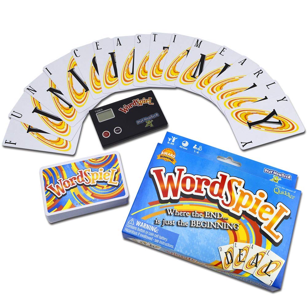 Set WordSpiel — Card Game — Make A Word Using Part of the Word Before — Family Fun Game Night — For Ages 8+