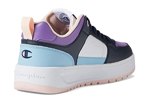 Champion Drome Lo CB W White/Navy/Candid/Mauve 11 M