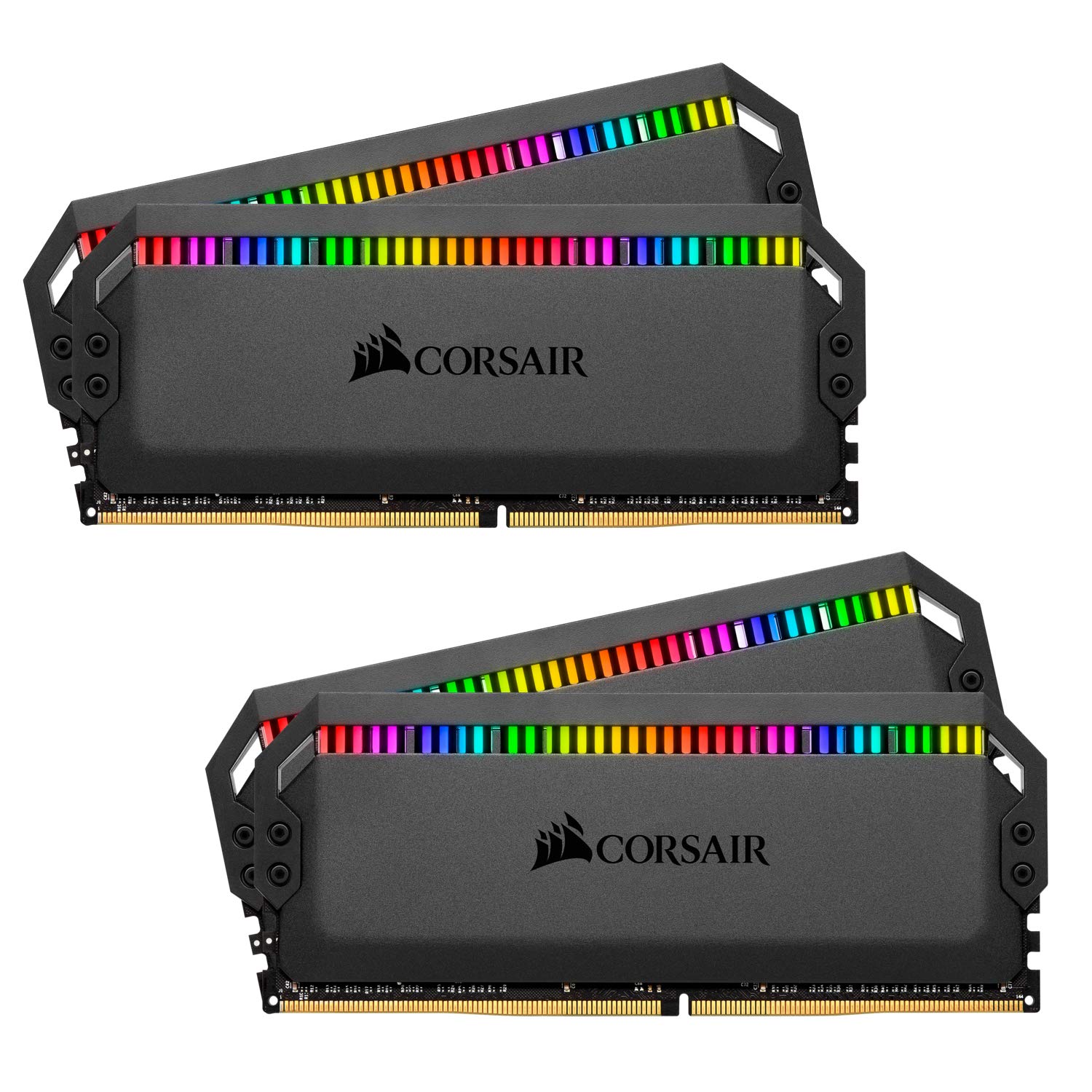 Corsair Dominator Platinum RGB 64GB (4x16GB) DDR4 3466 (PC4-27700) C16 1.35V Desktop Memory - Black