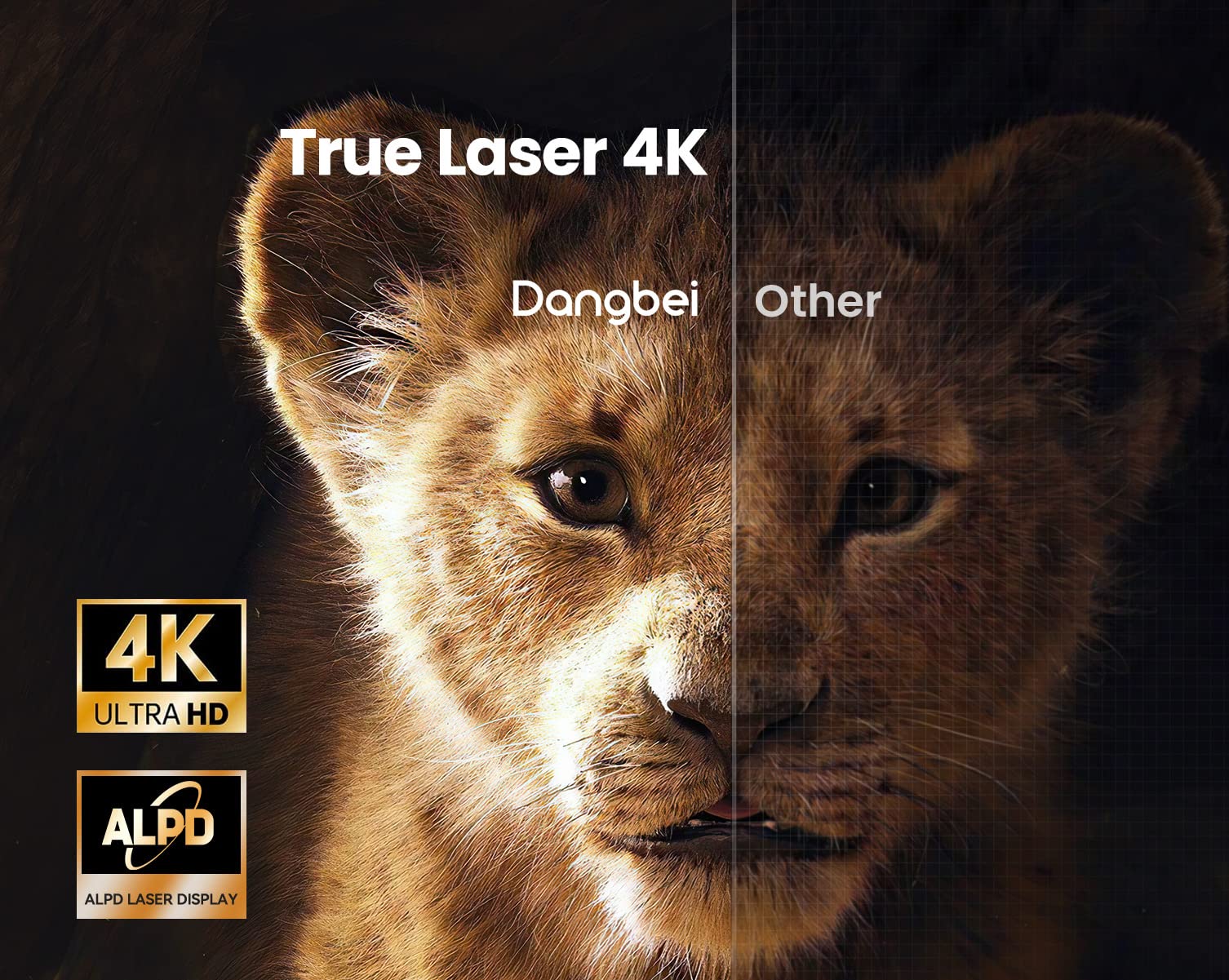 Dangbei Mars Pro 4K Projector with Mini Streaming Dongle
