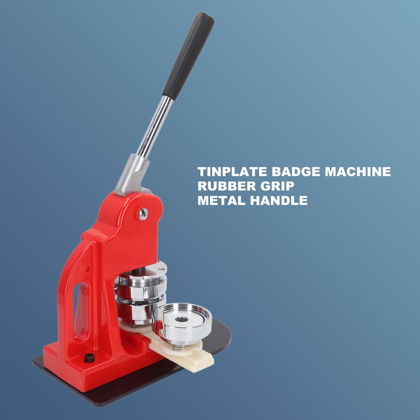 Button Maker Machine, Button Press Machine with Ergonomic Handle, Wide Application, Portable for Halloween Party (58mm)