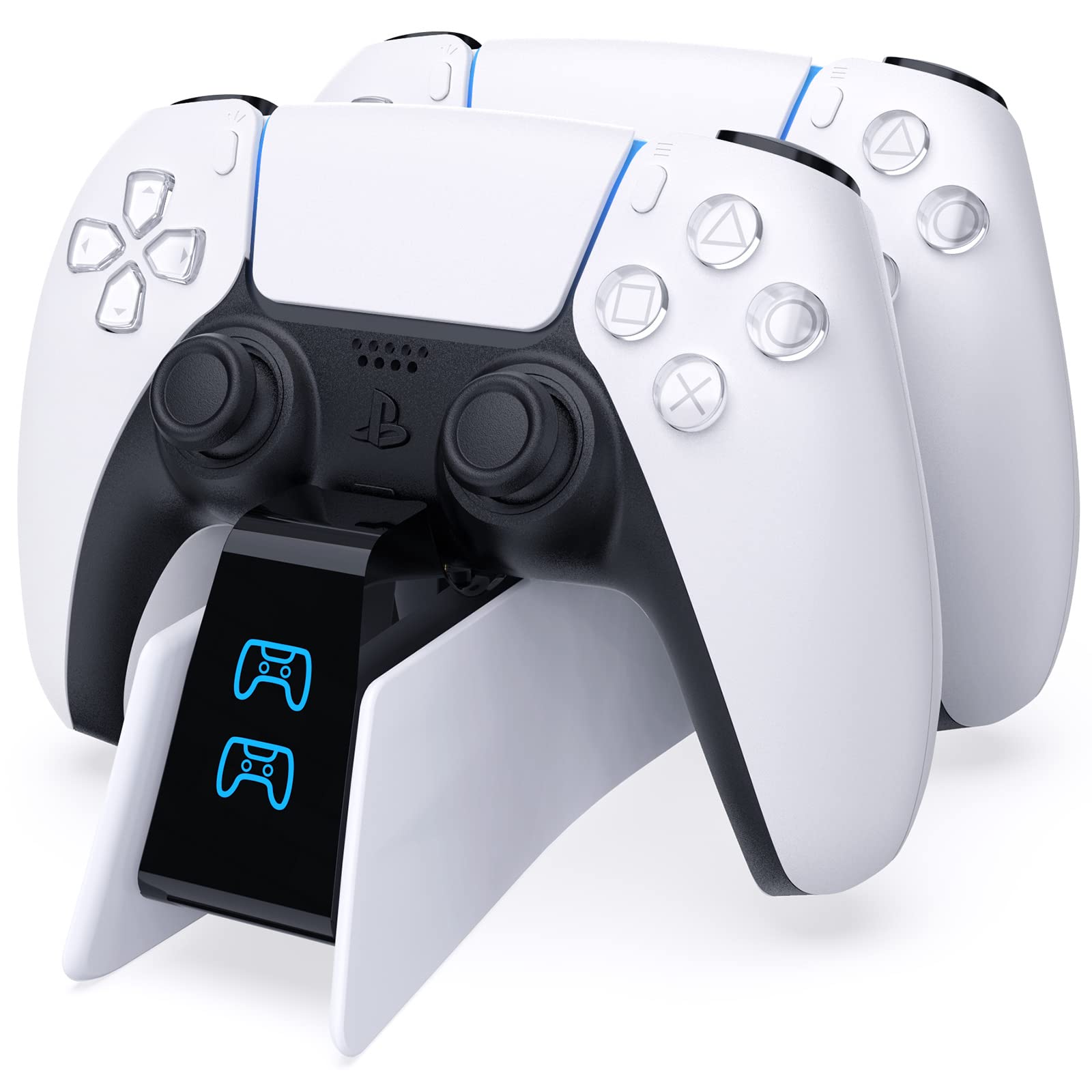 Dual Controller Charging Stand for PS5, Charging Station with Fast Charging
