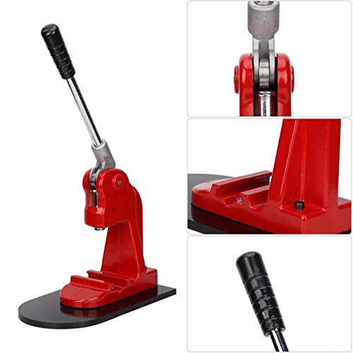 Button Maker, Comfortable to Hold to Use Ergonomically Designed Handle Beautiful Appearance DIY Badge Machine for Home for School