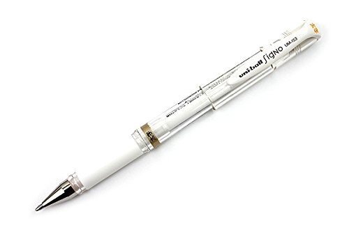 UNI-BALL SIGNO impact White Gel Pen Pigment Ink 1.0mm JAPAN