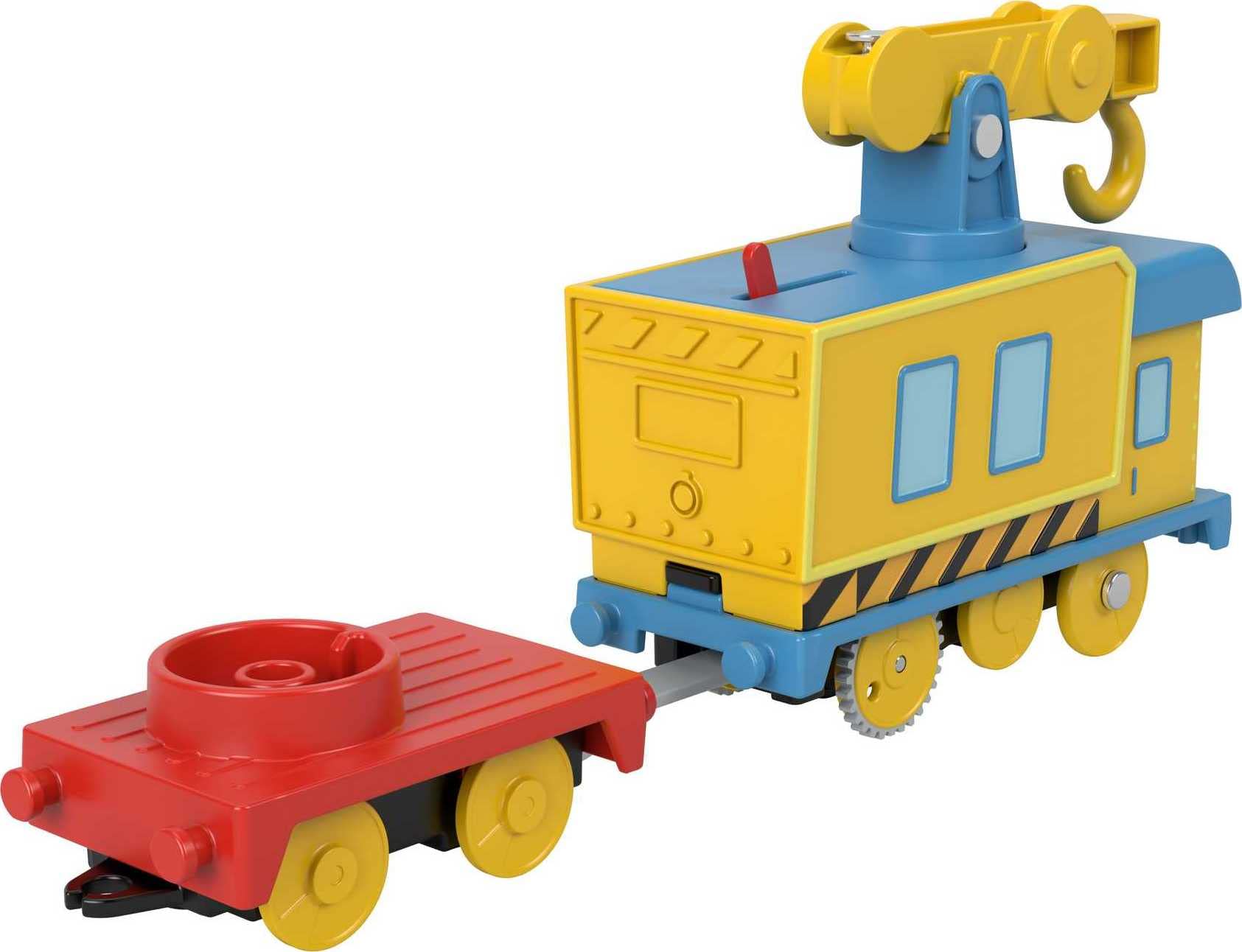 Thomas & Friends Motorized Toy Carly the Crane Battery-Powered Rail Vehicle for Preschool Pretend Play Kids Ages 3+ Years