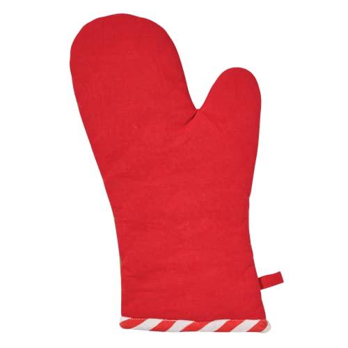 Department 56 Dr. Seuss Merry Grinchmas Pot Holder Oven Mitt, 7 x 12 Inch, Green