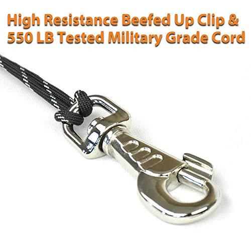 Walky Dog Plus Hands Free Dog Bicycle Exerciser Leash Newest Model with 550-lbs pull strength Paracord Leash Military Grade