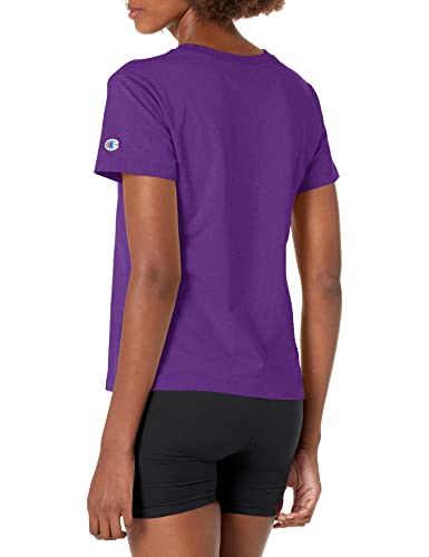 Champion Women's T-Shirt, Classic Cotton-Blend T-Shirt, Crewneck Tee, Jersey T-Shirt