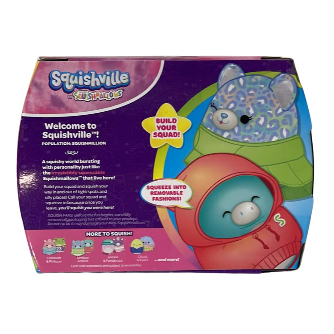 Squishville by Squishmallow Character 2-Packs SQM0228 - Collect Them All - Official KellyToy Squishmallows (Lindsay & Miles)