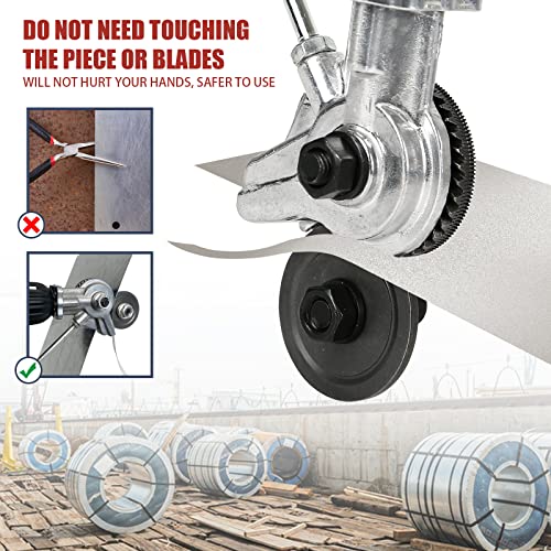 Electric Drill Plate Cutter, Sheet metal tools, Oscillating tool sheet metal nibbler pour metal cutter electric substitute metal shears manual cut metal roofing panels