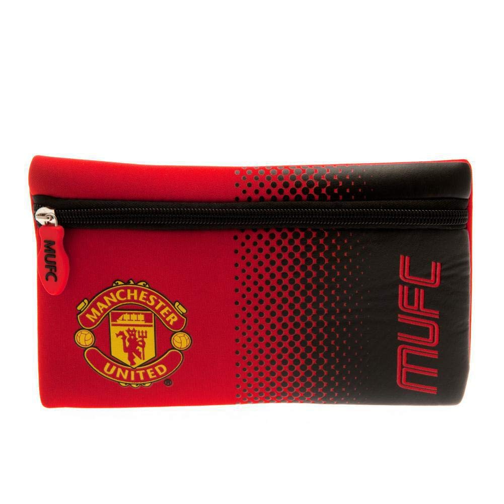 Manchester United F.C. Fade Design Flat Pencil Case