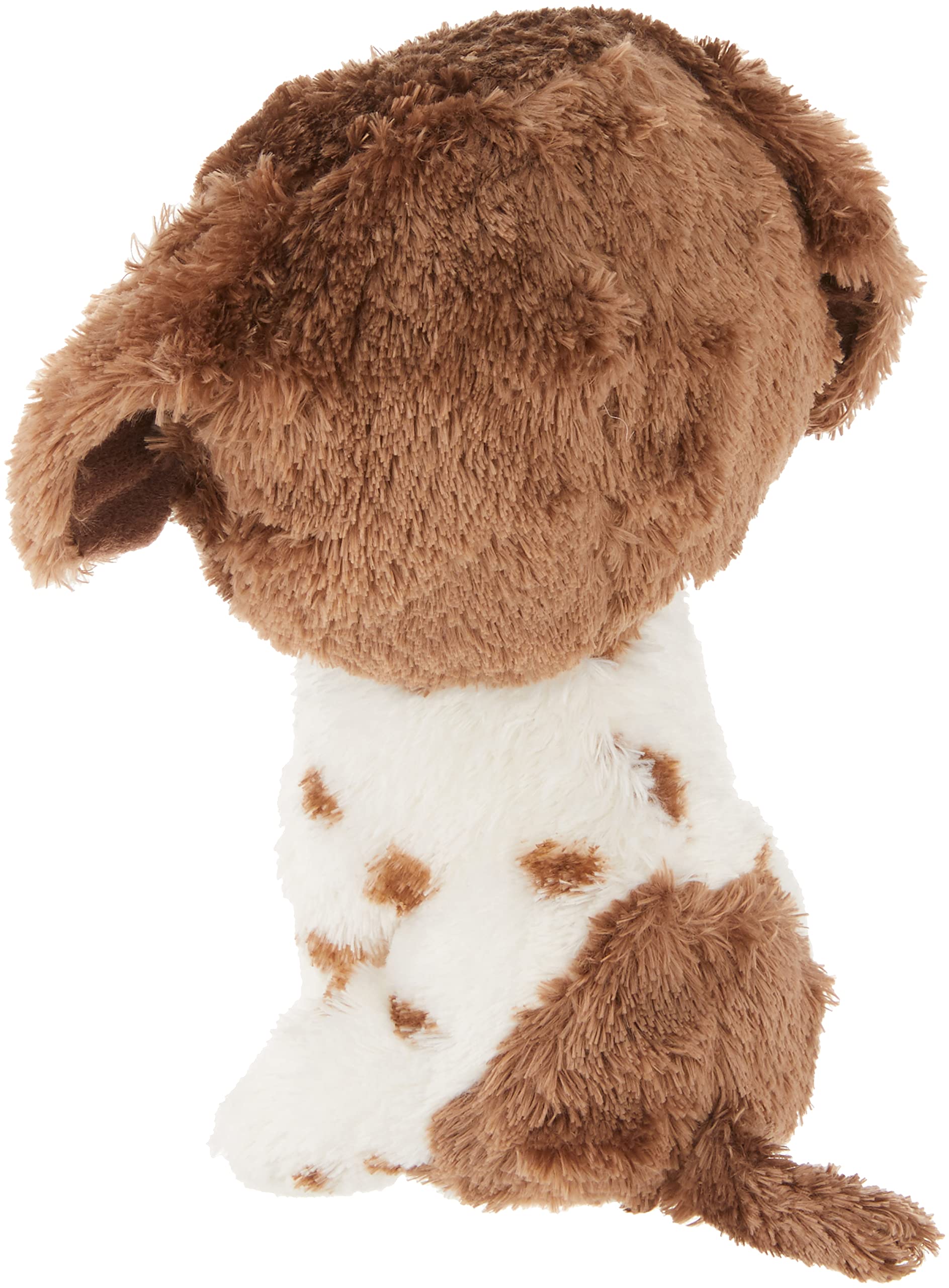 TY 2007517 Muddles Brown & White Dog Beanie Boo Stuffed Animal, Multicoloured, 15 cm