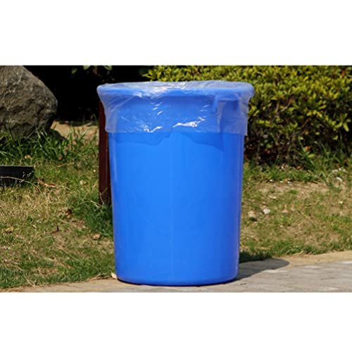 Hemoton White Garbage Bags Clear Garbage Bags, 50 pcs Trash Bags Garbage Bags, Wastebasket Bin Liners, Thickened Trash Bags for Bathroom Bedroom Office Garbage Can (90 * 70cm) Comforter Storage Bag