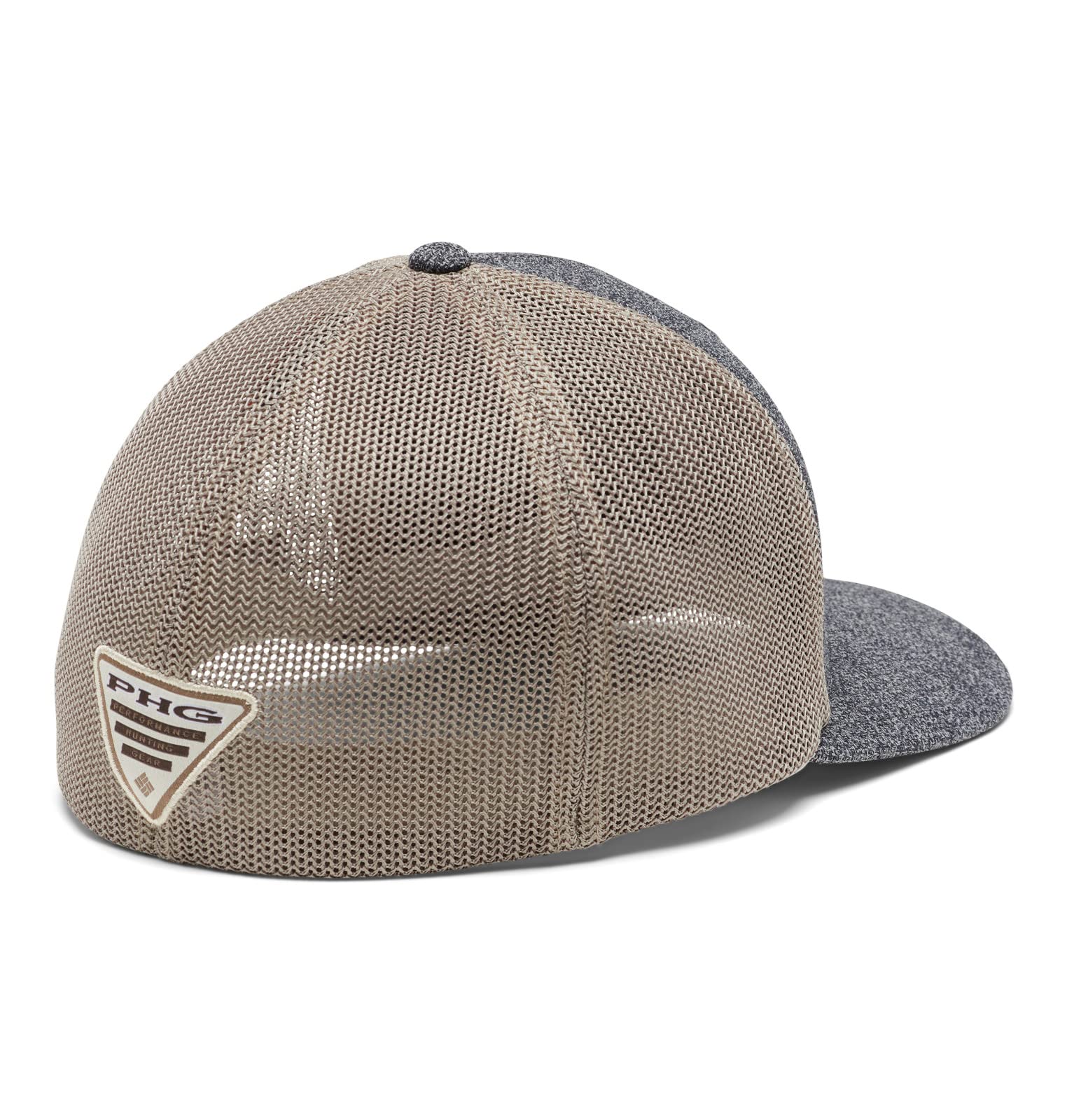 Columbia Unisex PHG Game Flag Mesh Ball Cap - Mid, Grill Heather/Flax, Large/X-Large