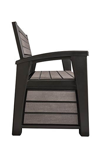 Keter Hudson Bench Outdoor Chest Bench - 227 Litre