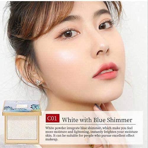 CATKIN Face Highlighter Makeup Champagne Shimmer Pearls Contour Translucent Pearl Shading Makeup Palette Powder Shine Ultra-Smooth Radiant Illuminator For Face Cheekbone C01