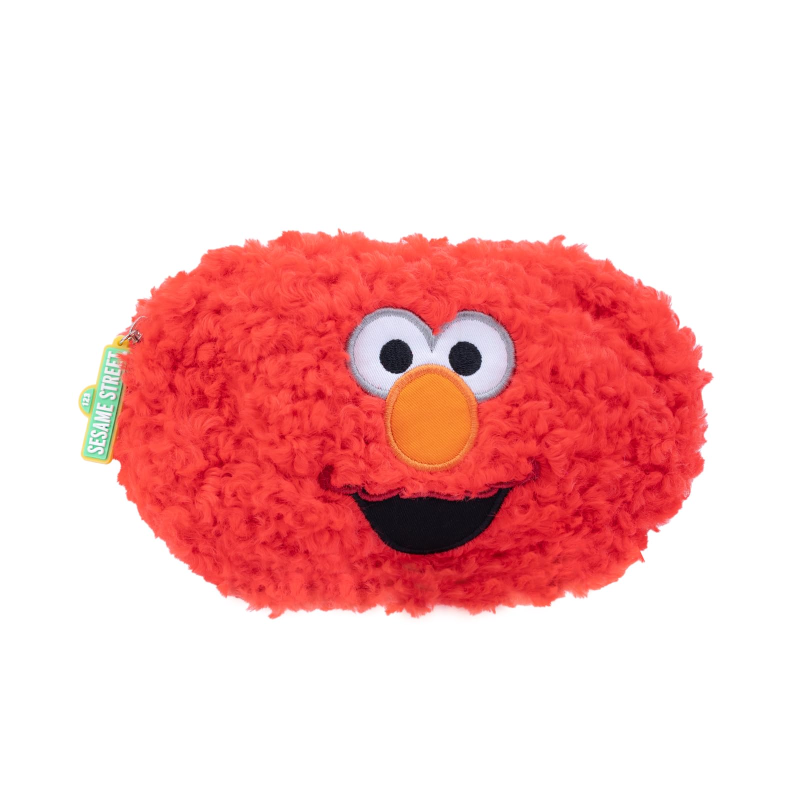 Grupo Erik Sesame Street Elmo Plush Pencil Case | Kids Pencil Case | 8.3 x 5.3 x 1.6 inches - 21 x 13.5 x 4 cm | Cosmetic Case | Large Pencil Case | Elmo Toys | Sesame Street Toys