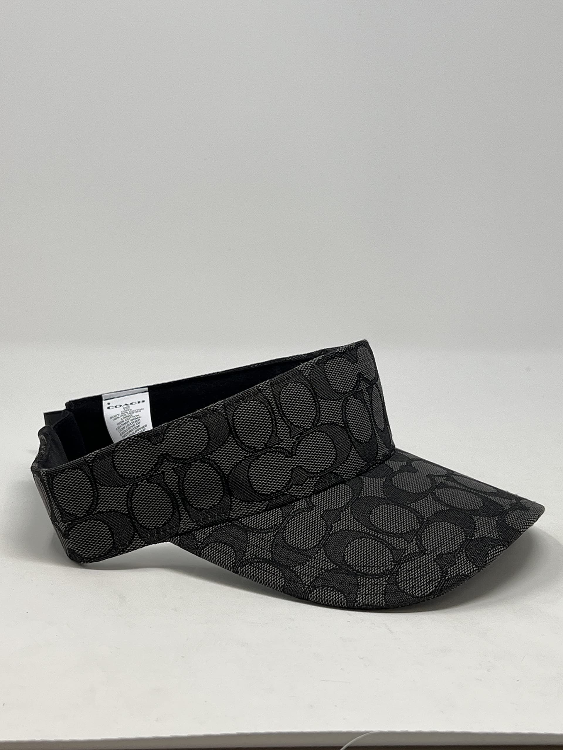 COACH Men's Signature Visor (Black Signature)