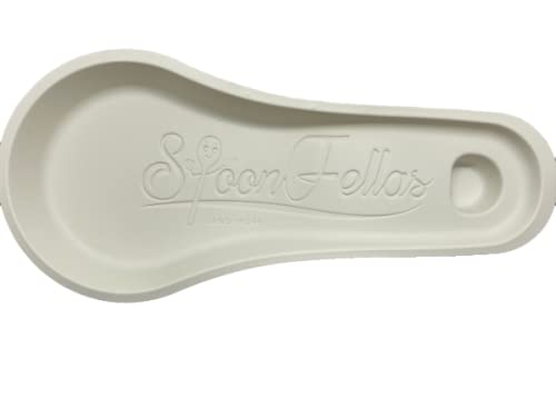 Disposable Spoon Rests 12 Pack, Spoon Holder, Party, Catering Supplies, Birthday, Thanksgiving, Christmas, Tailgating, Kitchen Utensils, Countertop, Stove Top- Spoon Fellas® Cornstarch- Patent Pending