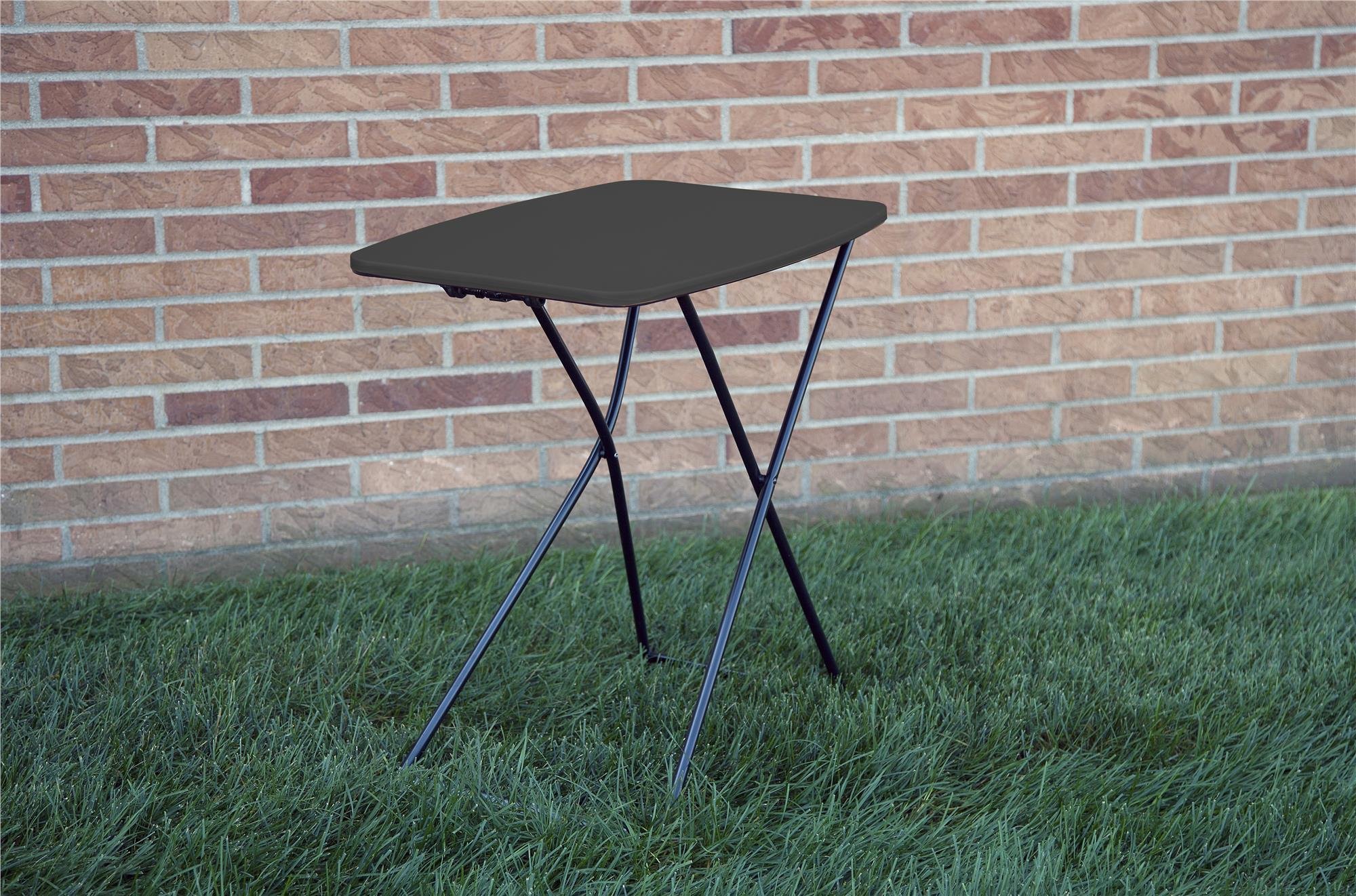 COSCO Multi-Purpose, Adjustable Height Personal Folding Activity Table, 1 Pack, Black