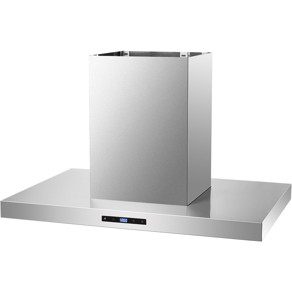 CAVALIERE 36" Inch Island Mounted Range Hood 442 CFM