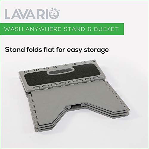 Lavario Wash Anywhere Set, Includes (1) Stand, and (1) Bucket