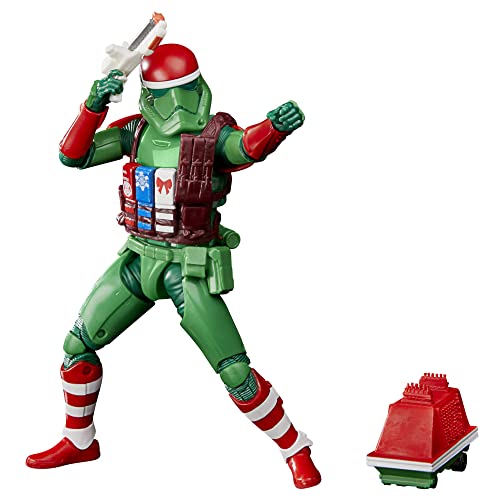 STAR WARS The Black Series First Order Stormtrooper (Holiday Edition) and Mouse Droid Toys, 6-Inch-Scale Holiday-Themed Collectible Figures (Amazon Exclusive)