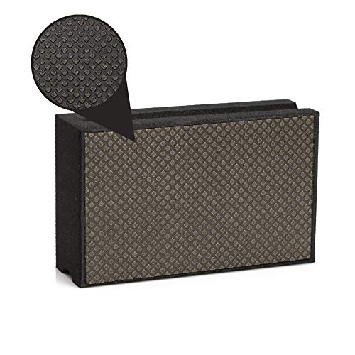 Glass Polish 15104 Diamond Hand Pad Sanding Block for Smoothing, Edging & Polishing 3.74β x 2.16β - Grit 120