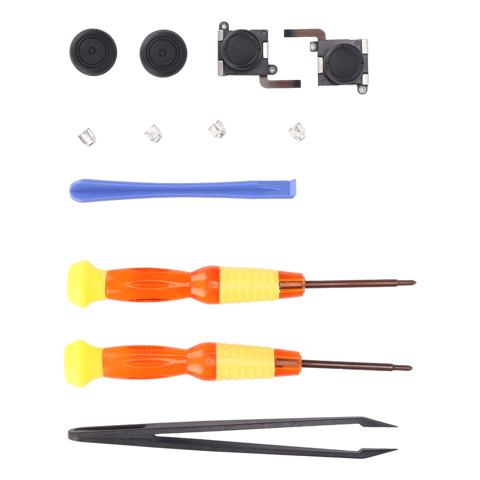 Controller Repair Kit, Professional Replacement Joystick Disassembly Kit Metal Buckle for Switch Handle