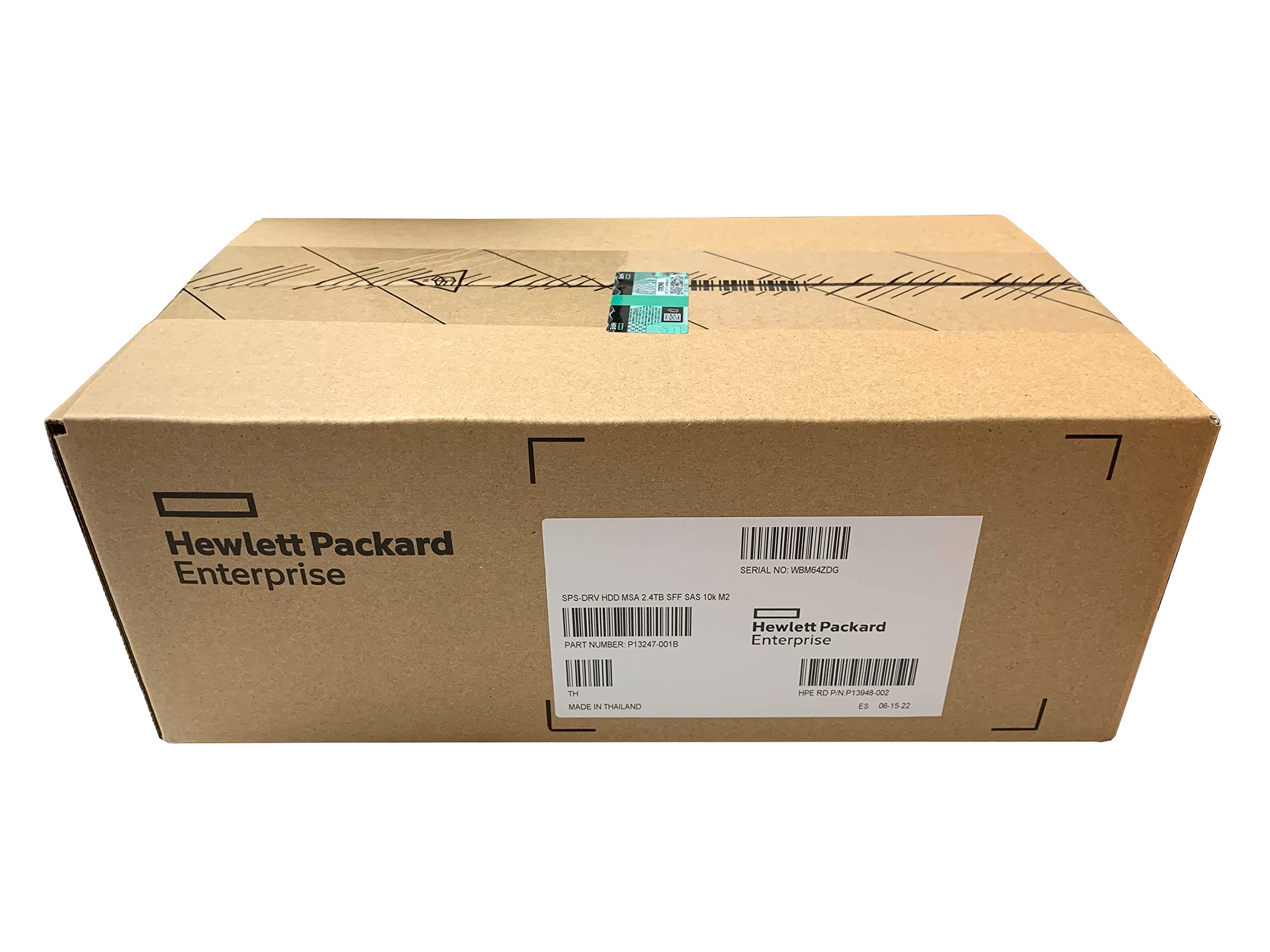 R0Q57A New Sealed HPE MSA 2.4TB SAS 12G Enterprise 10K SFF M2 HDD
