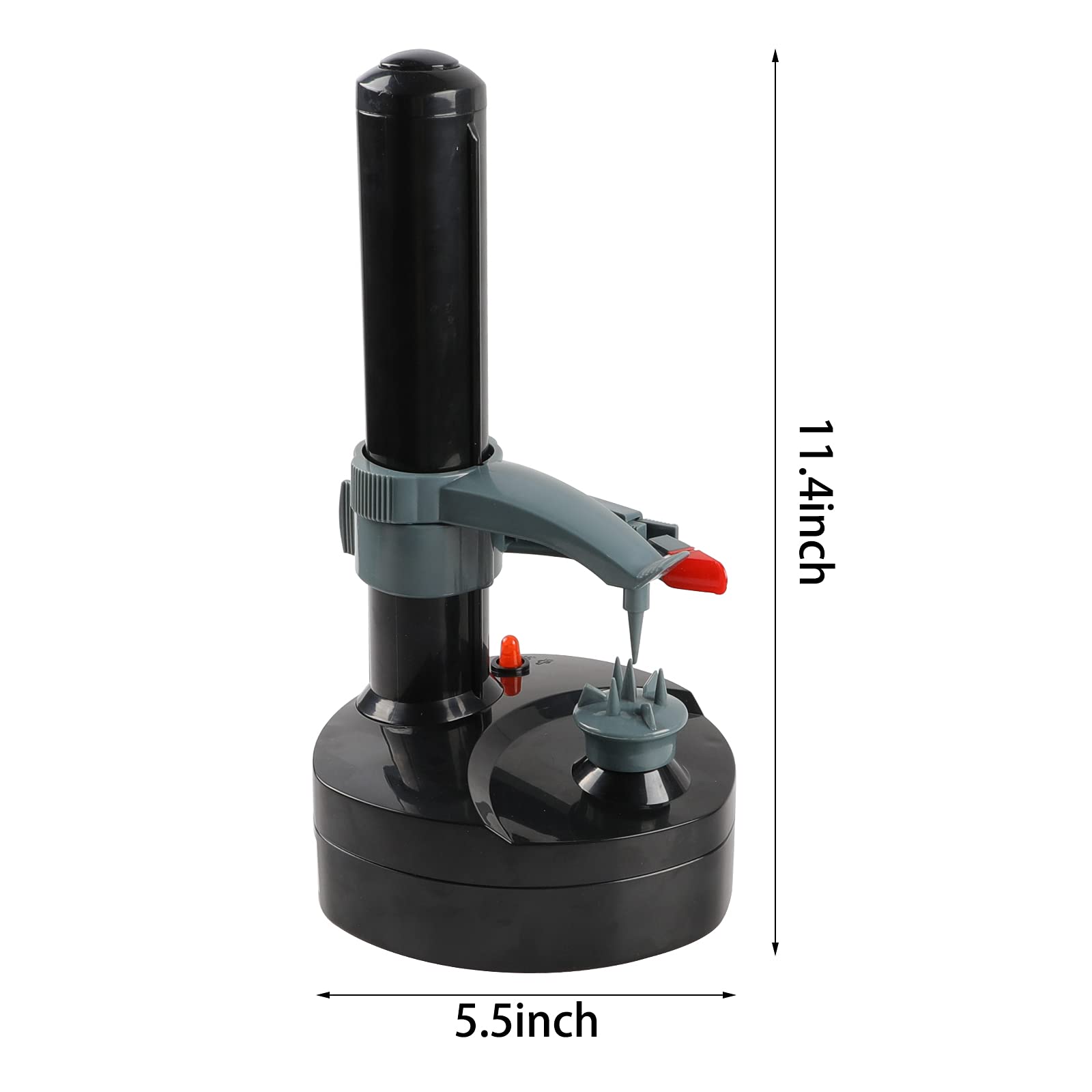 Electric Potato Peeler with 23 Replacement Blades Rotato Express Stainless Steel Automatic Rotating Fruits Fruit Potato Peeler Vegetables Cutter Apple Paring Machine Kitchen Peeling Tool