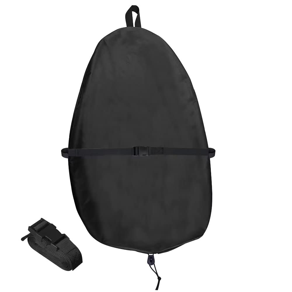 Chuanke Kayak Cockpit Cover UV60+ 420D Oxford Adjustable Canoe Dust-Proof and Waterproof Seat Cover. (S)