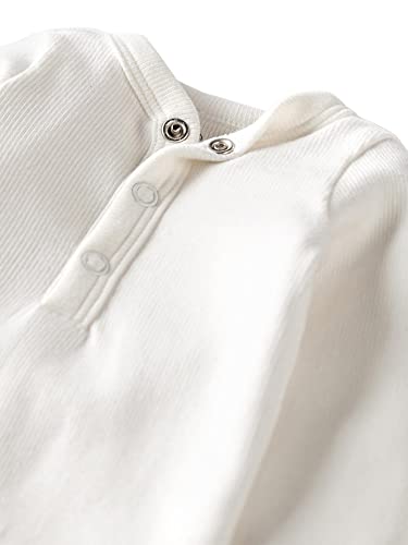 little planet by carter's unisex-baby Baby 2-pack Sleeper Gowns made with Organic Cotton, Light Cream/Heather Grey, 3 Months
