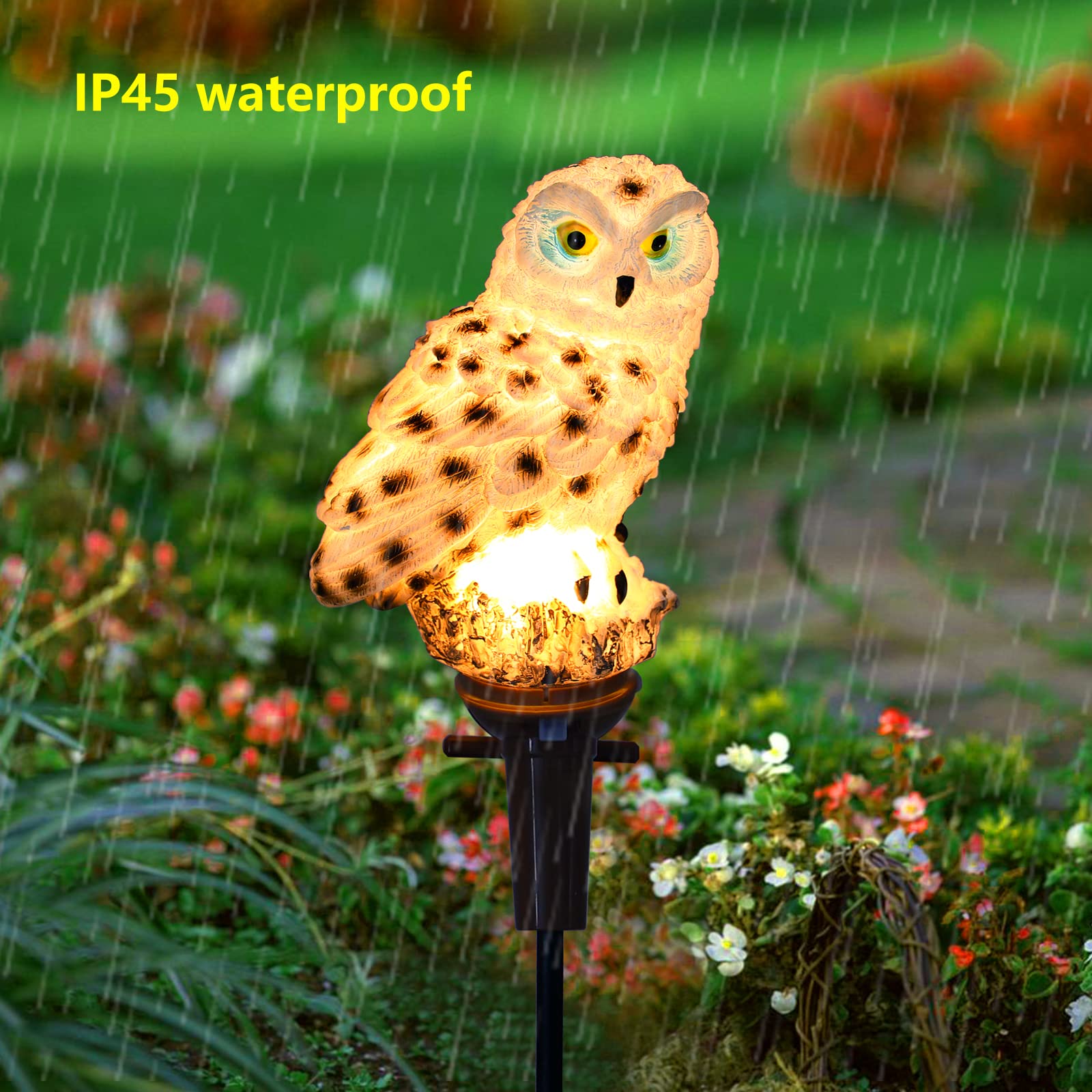 YUEFA Solar Garden Lights Outdoor, Solar neon Lights,2 Pack Solar Pineapple,for Garden Path,Patio Backyard and Outdoor Large Lawn Decoration