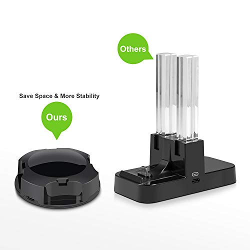Charging Dock for NS Switch Joy-Con, innoAura Switch Joy-Con 4 in 1 Charger Stand with LED Indication