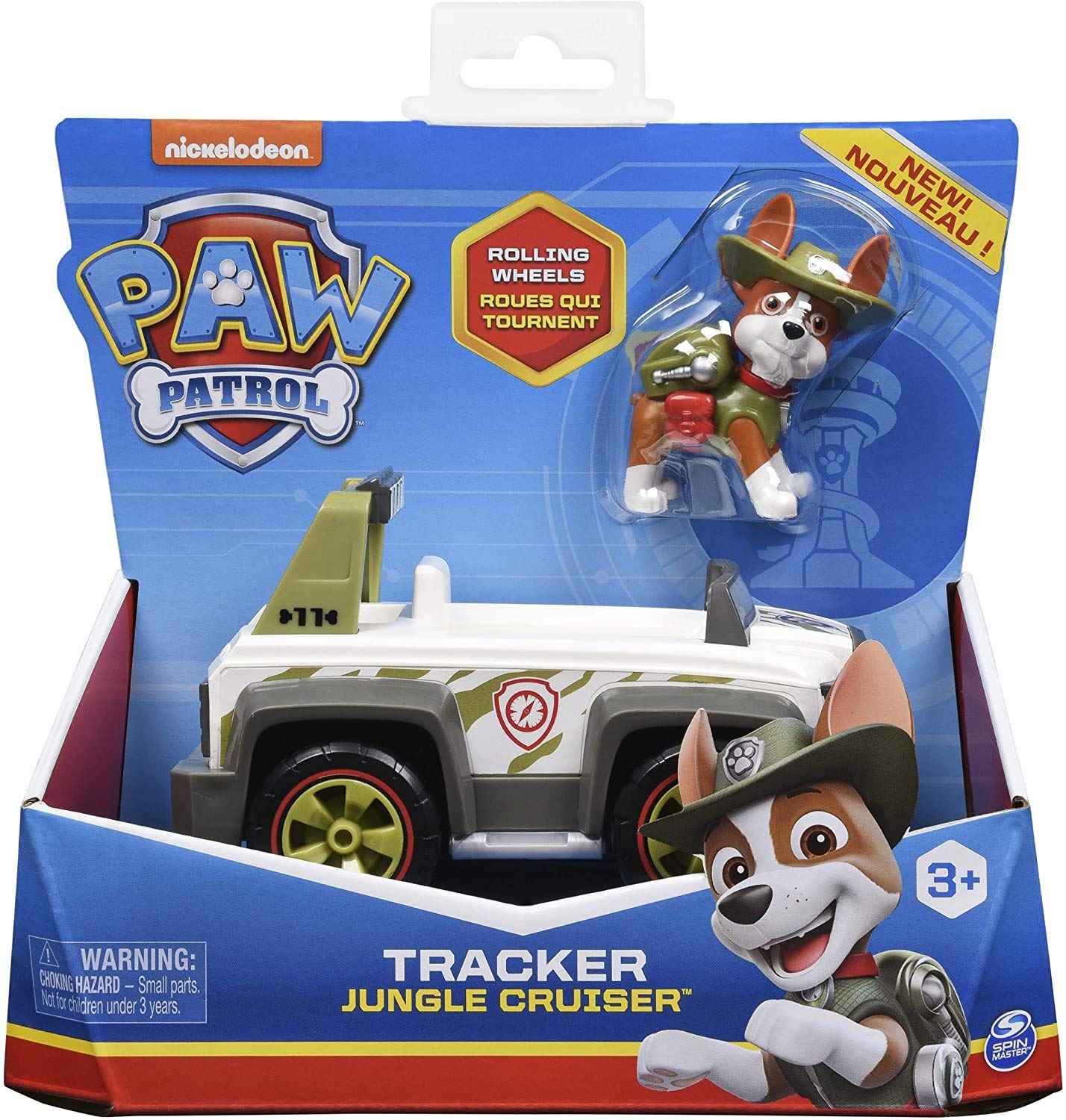 Spin Master Paw Patrol Tracker and Jungle Cruiser Vehicle
