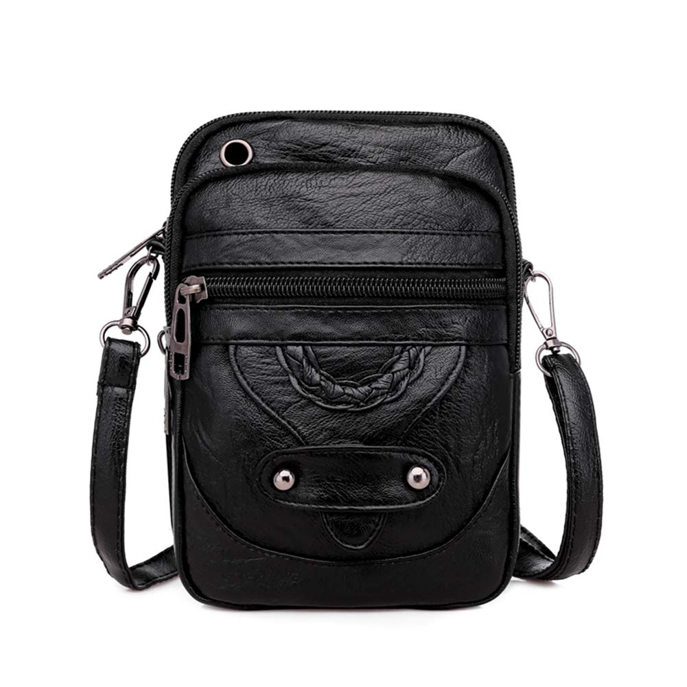 YFGBCX Small Crossbody Bag Cell Phone Purse Wallet with Multiple Compartments, Soft PU Leather Small Wallet Phone Bag Shoulder Bag