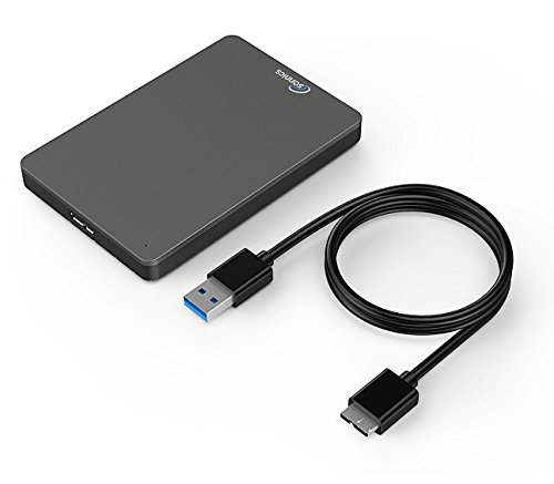 Sonnics 320GB Dark Grey External Portable Hard Drive USB 3.0 Super Fast Transfer Speed for use with Windows PC, Apple Mac, Smart tv, Xbox ONE & PS4