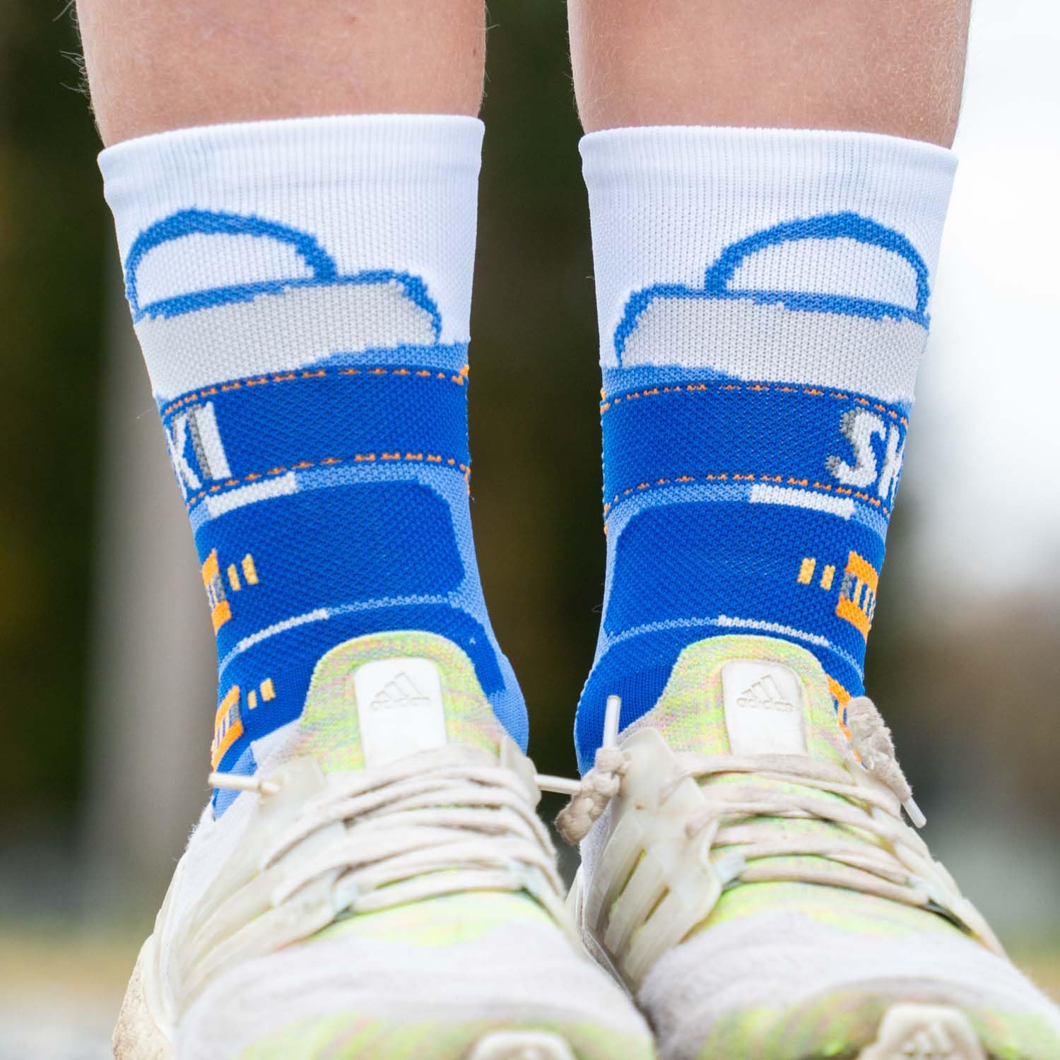 ChalkTalkSPORTS Skiing Woven Mid-Calf Socks | Everyday Casual Ski Socks | Ski Boot Adult